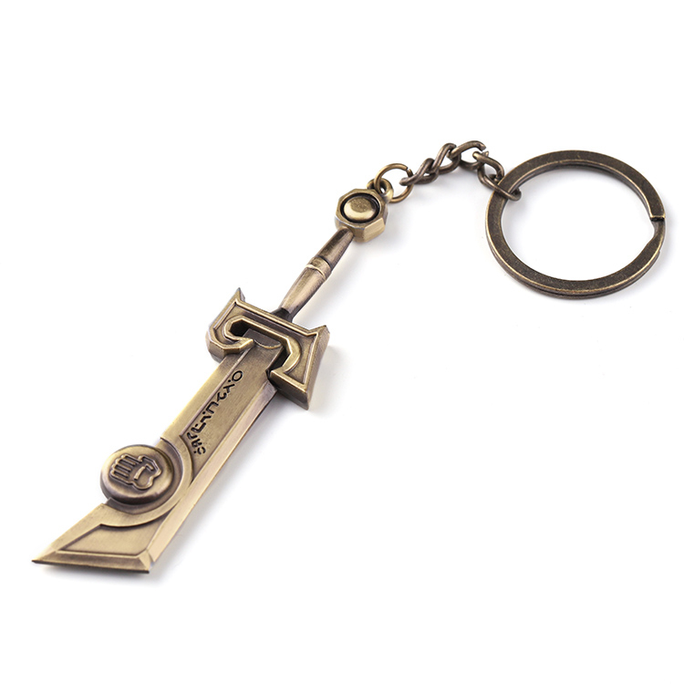 Multitool Metal Sword Keyholder Custom Brass Keyring Plush Keychain ...